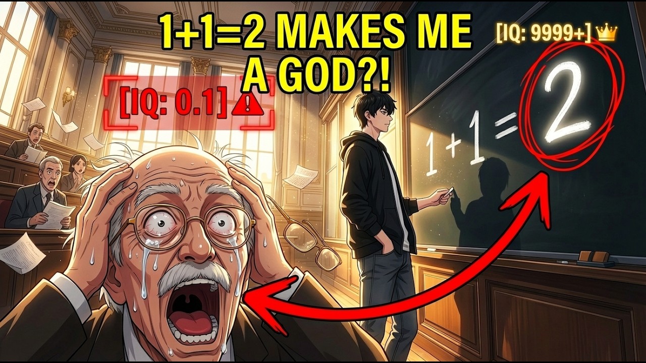 Humanity's IQ Dropped 1000x, Only Mine Stayed Normal!1+1=2 Makes Me a GOD?!- Manhwa Recap