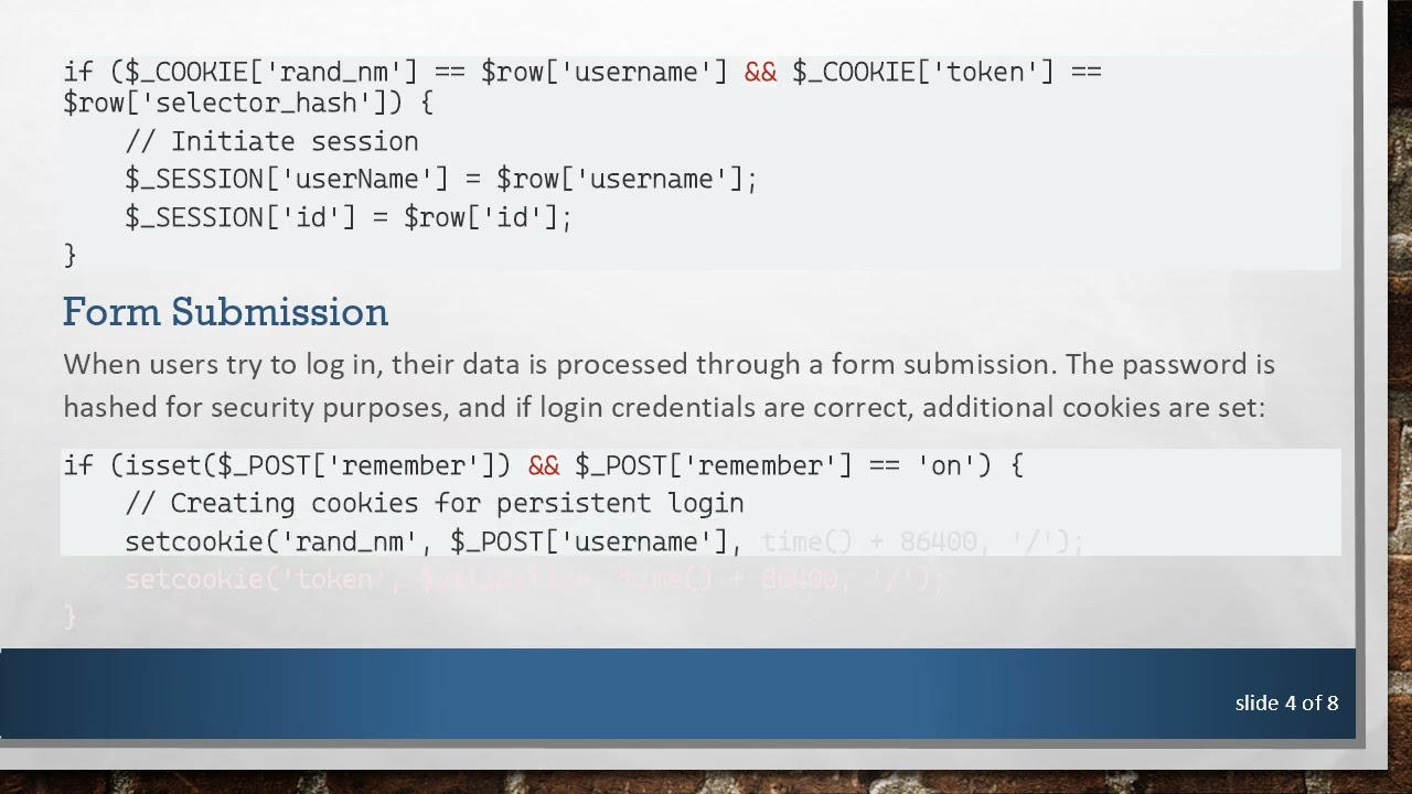 Implementing PHP Login Sessions with Cookies: A Safe Approach
