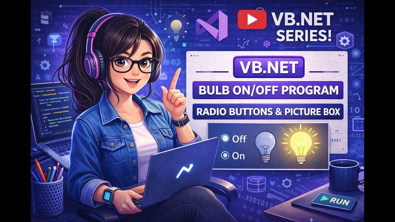 Creating an Interactive Form with Radio Buttons and Picture Box in VB.NET | Step-by-Step Tutorial