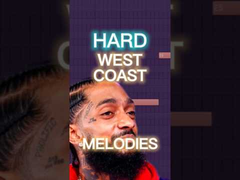 How To Make HARD West Coast Melodies ???????? #nipseyhussle #shorts #tutorial