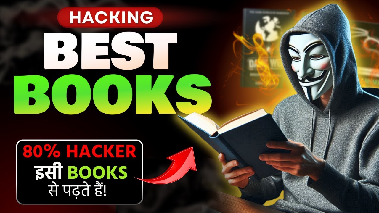 5 Best HACKING Books for HACKERS - 2025 Full Guide
