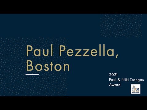 Paul Pezzella: 2021 Paul & Niki Tsongas Award Winner!