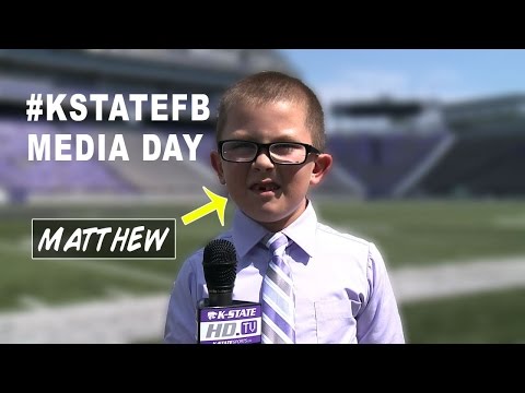 Kansas State Football: K-State Football Media Day Kid Reporter – 8/8/14 ...