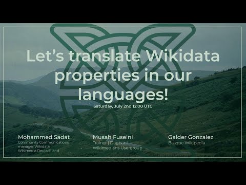 Let's translate Wikidata properties in our languages!