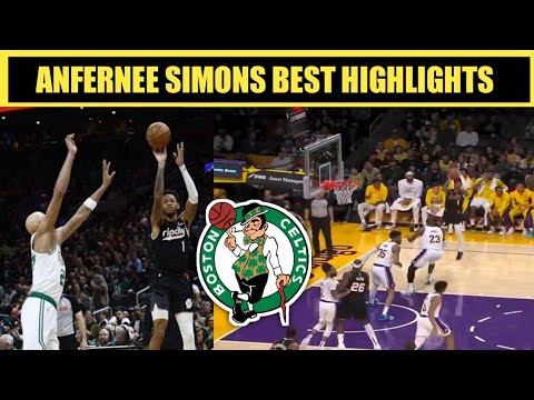 Anfernee Simons Highlights (Boston)