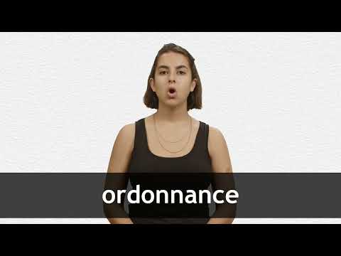 English Translation of “ORDONNANCE” | Collins French-English Dictionary