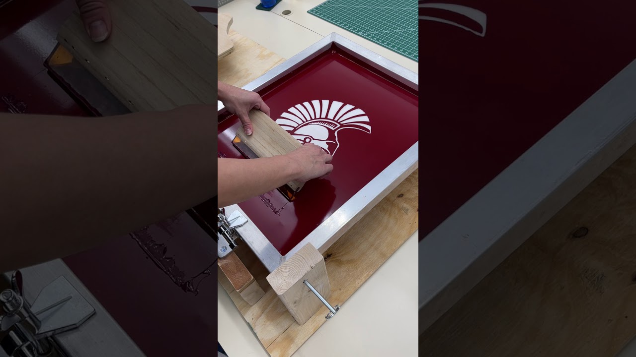 Screen Printing: Flood and Stroke Technique