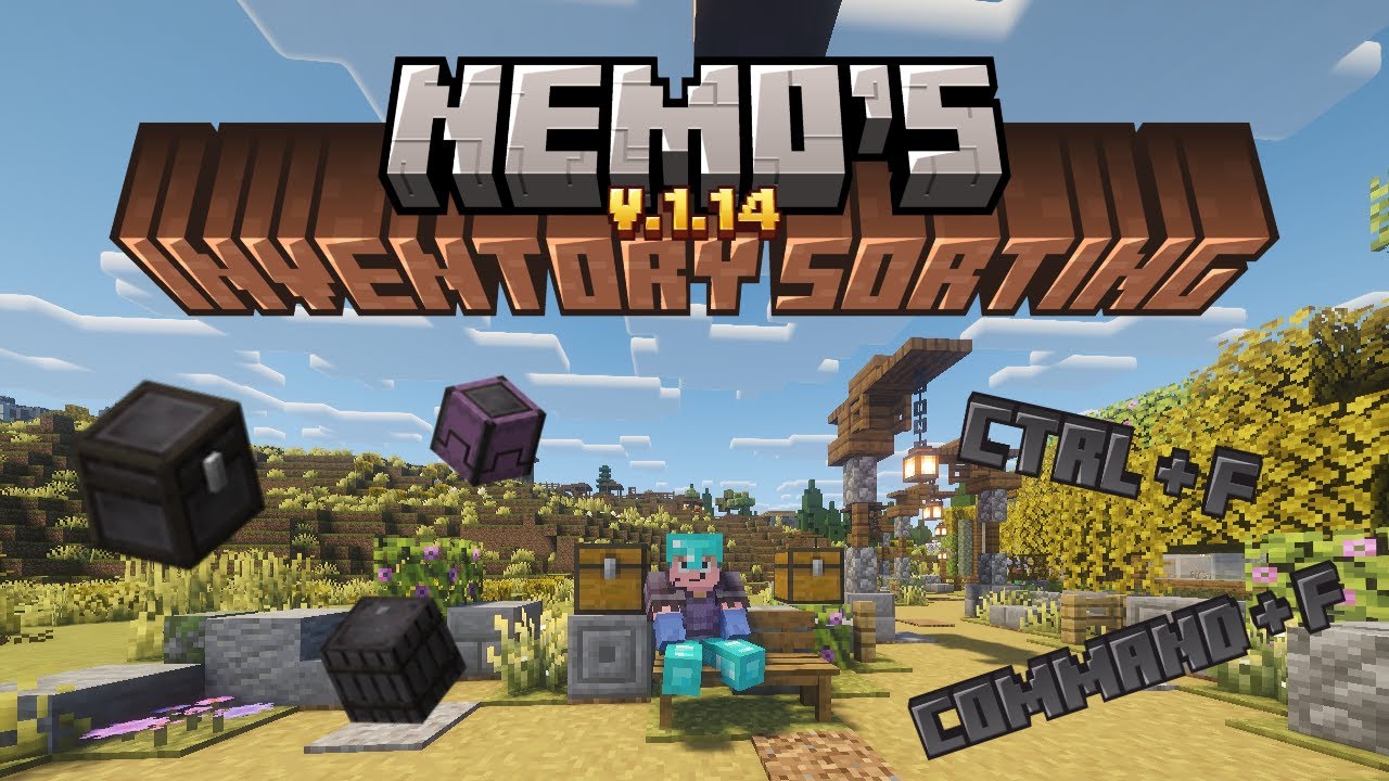 Nemo's Inventory Sorting Update 1.14 | A Minecraft Mod