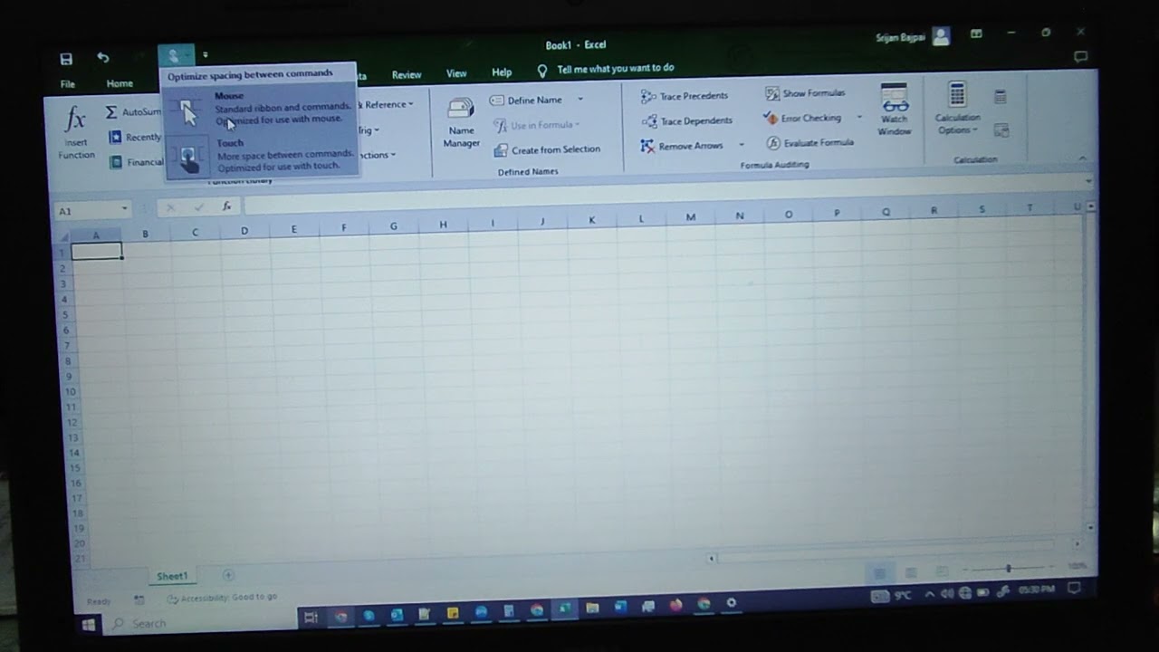 Understanding the quick access toolbar feature
