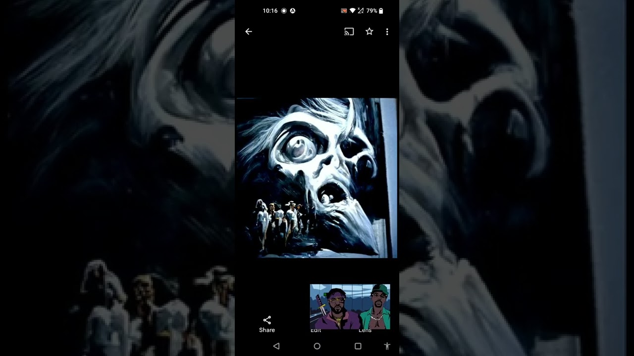 nightcafe A.I.  horror generated art
