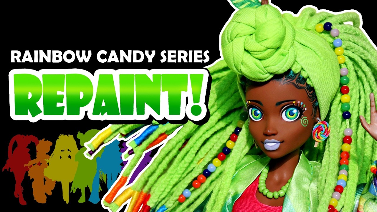 Rainbow Candy Series 🍭 GREEN - Matcha Doll