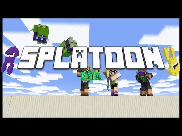SplatoonDJN (Splatoon in Minecraft!) [OPTIFINE REQUIRED] Minecraft Map