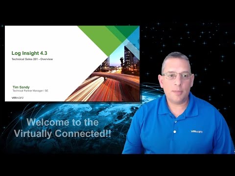 Technical Sales 201 - What's New in vRealize Log Insight 4.3