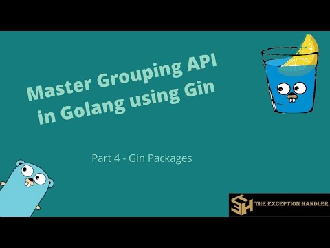 Grouping Rest API's in Golang using Gin
