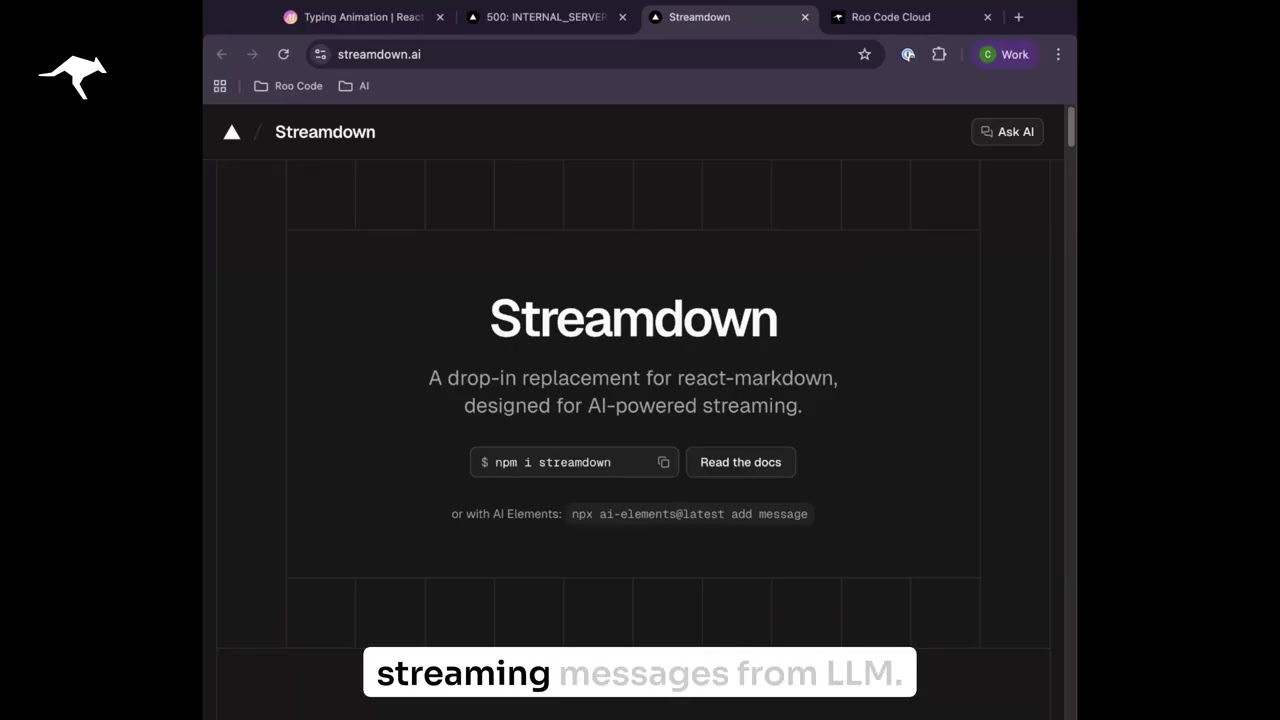 Roo Code Daily Meeting: Review of upcoming improvements to sessions and model streaming content.