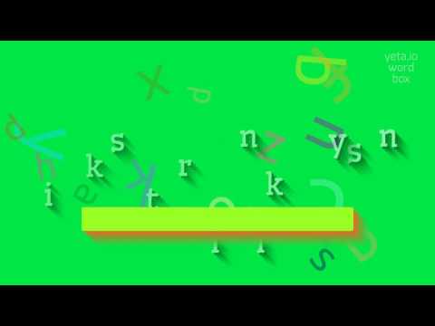 KIRSTINKIRSTYN - How to pronounce Kirstinkirstyn?
