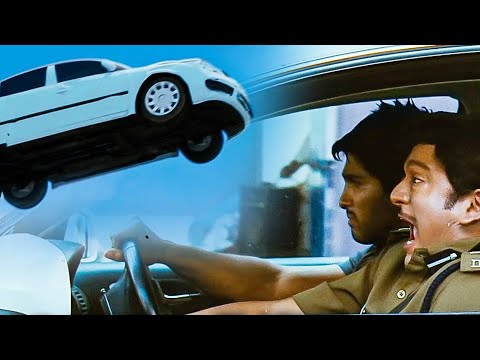 Allu Arjun Is Driving The Car On The Building And Rajendra Prasad Shocked Scene | @mastcinemalumama