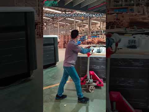 How to move an outdoor spa? #factory #outdoorspa #mexda