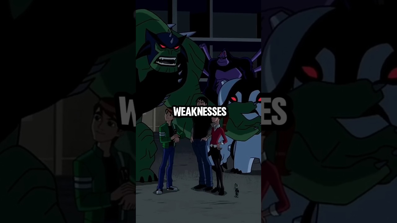 All Biggest Weaknesses Of Ultimate Aliens #omnitrix #benten #alienx