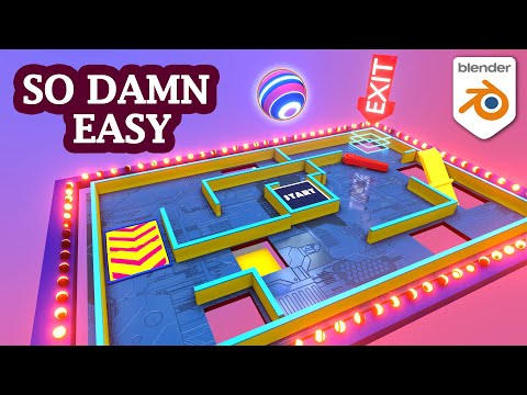 How I Accidentally Made a Game with Blender(without Coding)(tutorial)