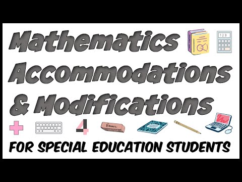 Math Teaching Modifications and Accommodations