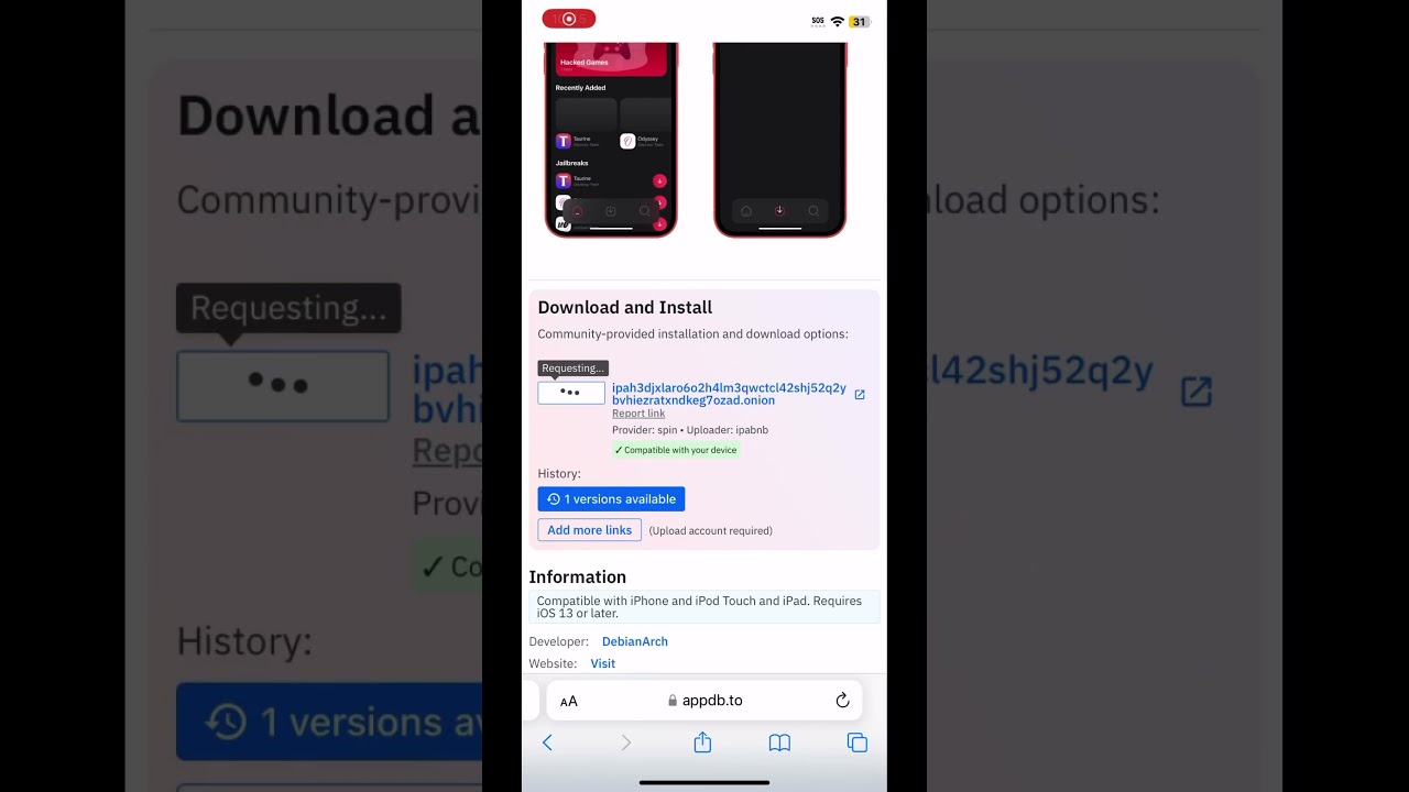 How do I fix this on appdb #appdb #mod #sideload #forsakenar