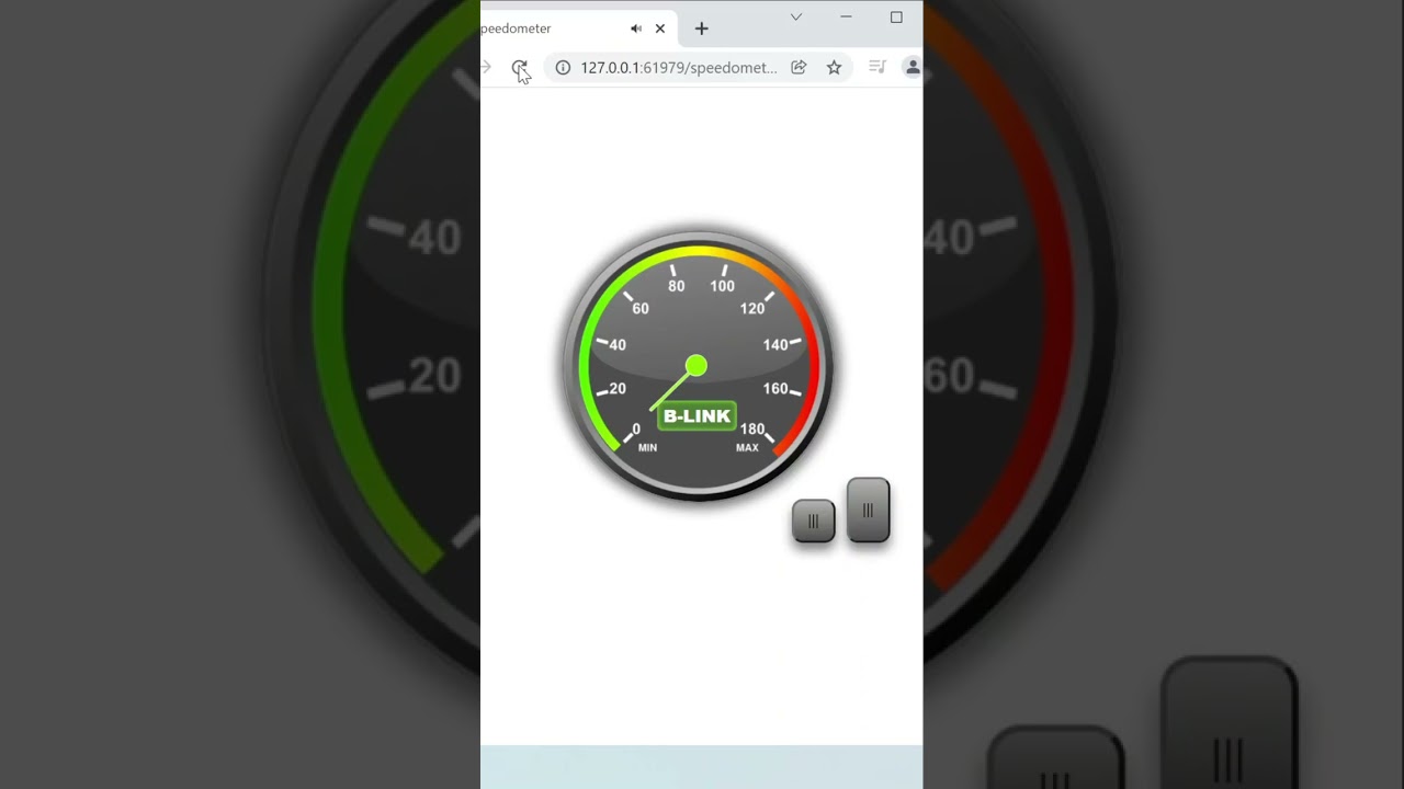 Animated Speedometer Using HTML CSS and JS | Subscribe 👉 B-Link 👈 | Full video link 👇