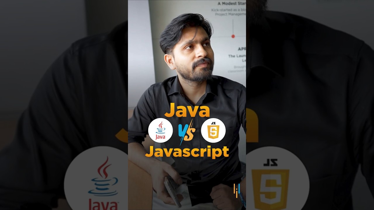 🔥Java vs JavaScript #shorts #simplilearn