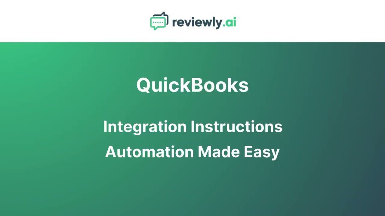 QuickBooks Integration
