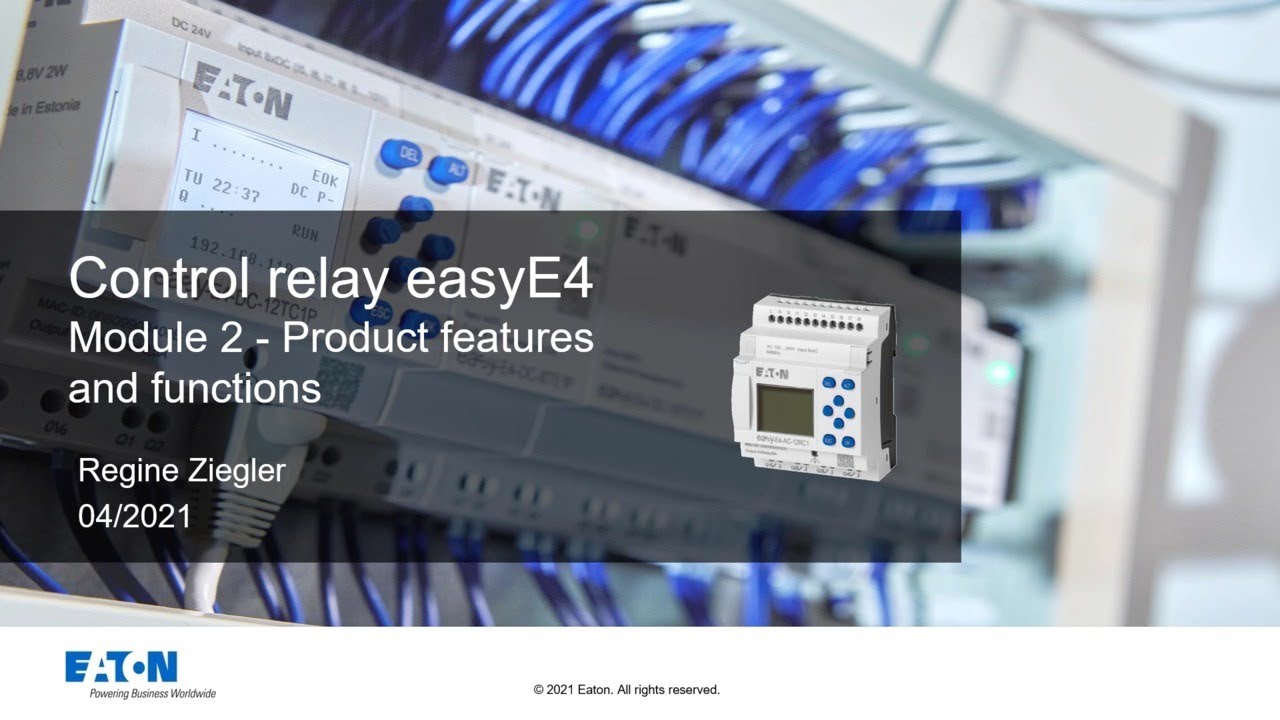Product features & functions: Eaton easyE4