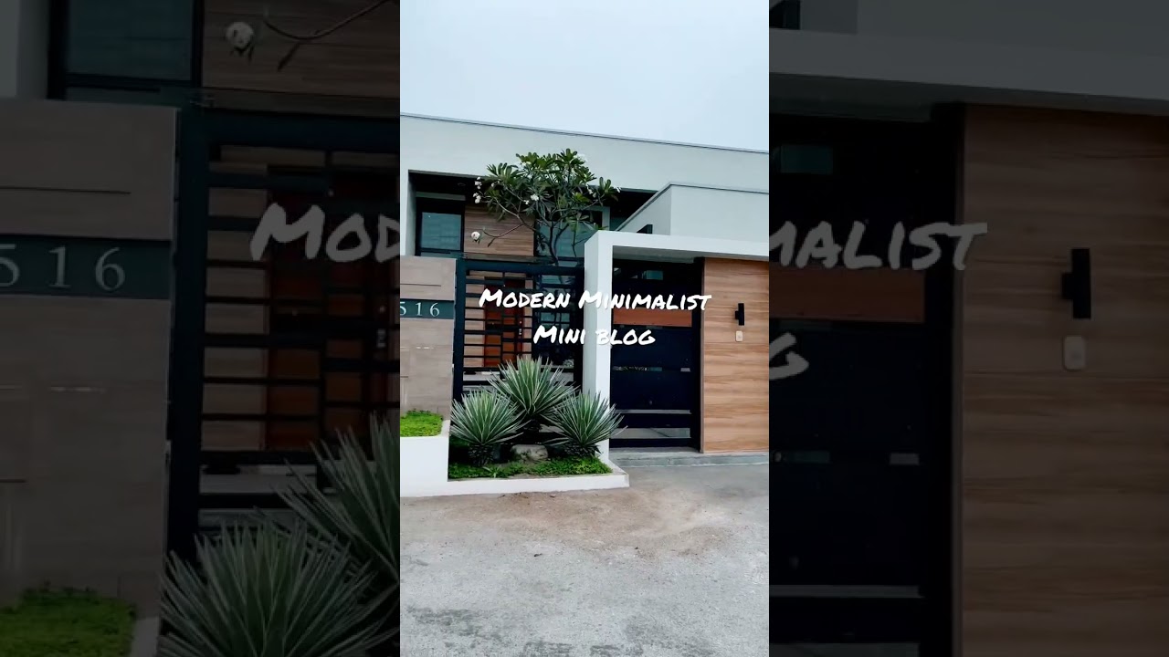 Modern minimalist house