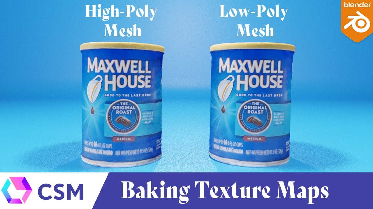 CSM- How to Bake the Diffuse Texture Map