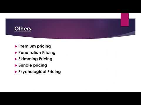 What is Price and Pricing? Types of Pricing Methods.