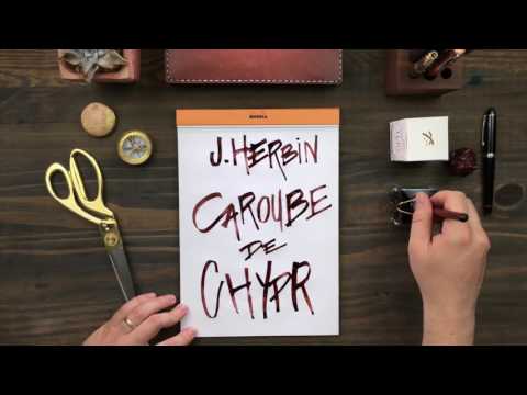 J. Herbin 1670 Anniversary Fountain Pen Ink - "Caroube de Chypre"