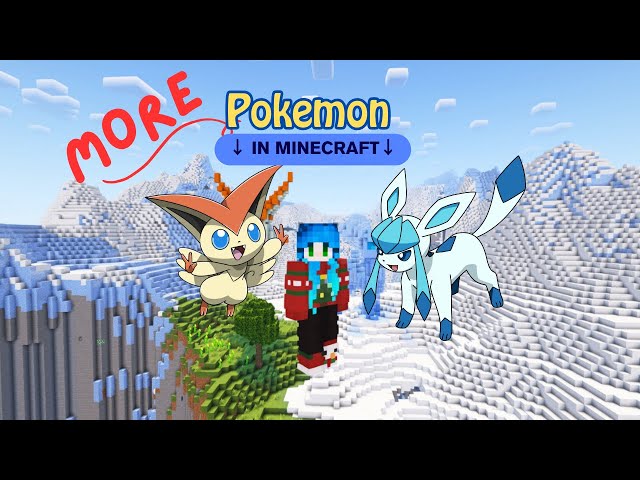 Glaceon (normal and shiny) Minecraft Map