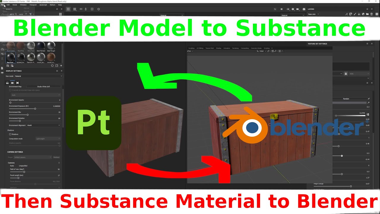 Adobe Substance Painter Tutorial (Export Materials to Blender) | Quick Tip Tutorial