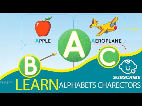 Letter A-Z | Learn Words That Begin with 'A-Z' | Baby Fun & Learning | English Nursery Rhymes