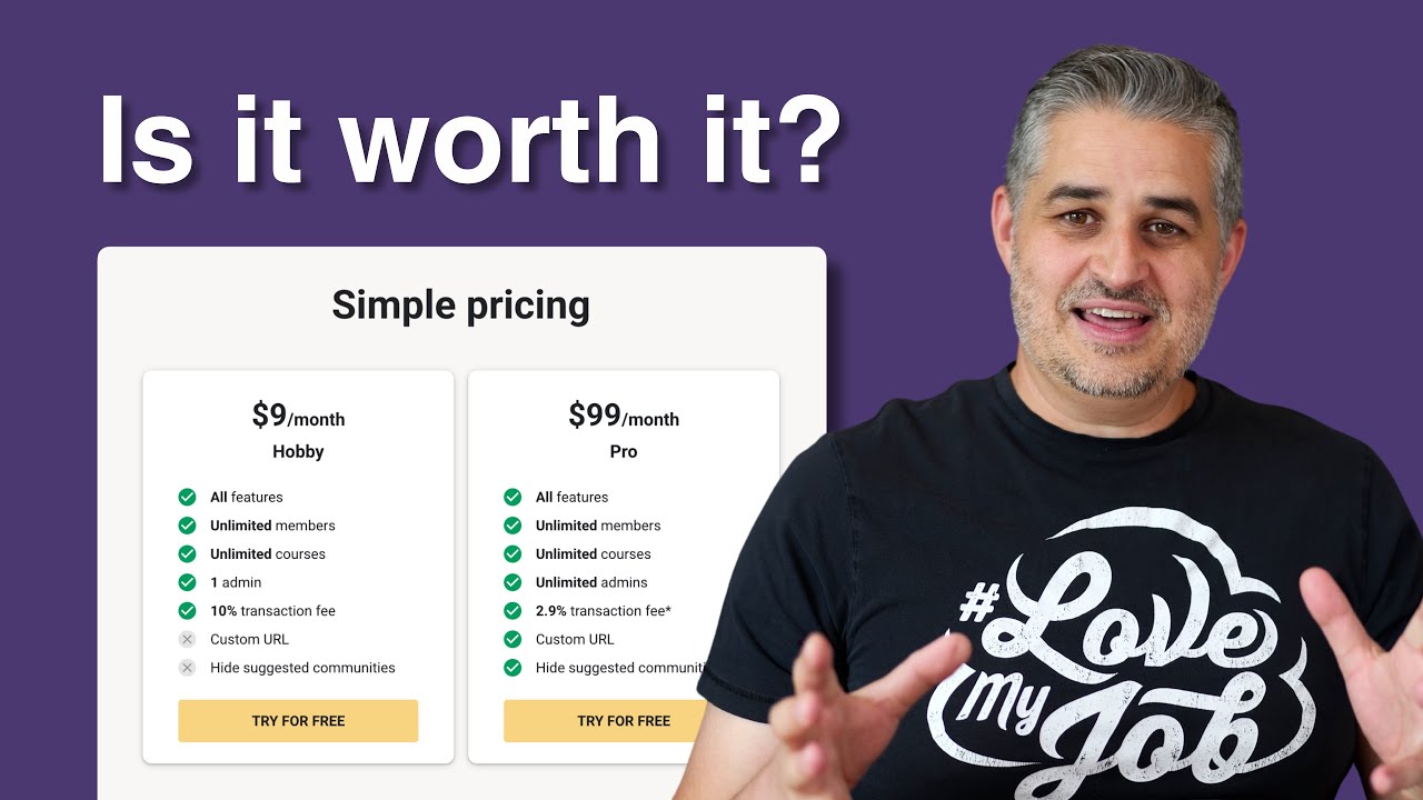 Skool $9 Hobby vs $99 Pro plan - 2025 Comparison