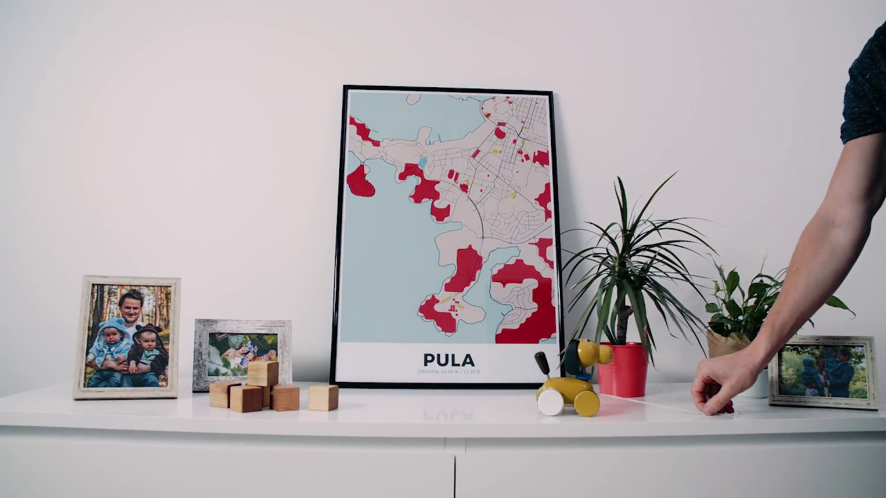 Grafomaps Custom map posters. #tribeWork