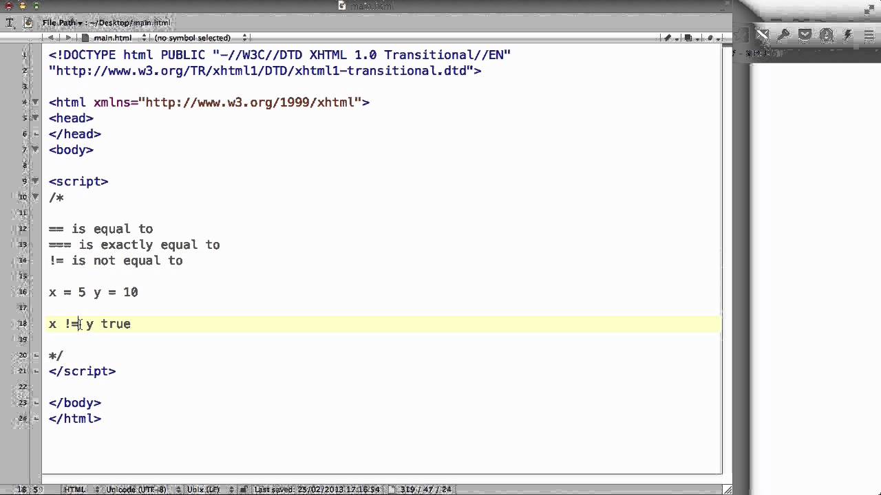 JavaScript - 08. Comparison operators