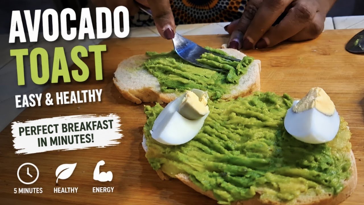 Avocado Toast with Eggs 🥑🍞 | Easy & Healthy Breakfast Recipe