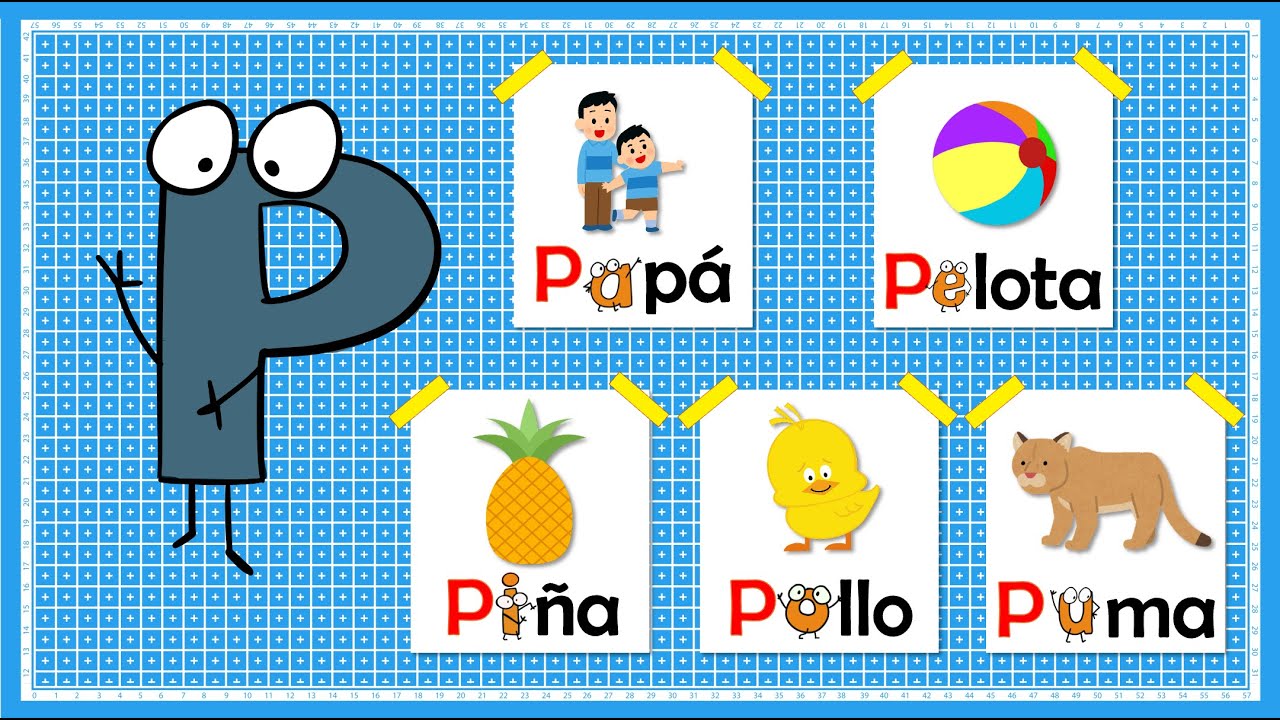 EASY LETTER P 🌀 LEARN TO READ SYLLABLES AND WORDS FAST WITH P / EDUCATIONAL VIDEOS FOR CHILDREN.