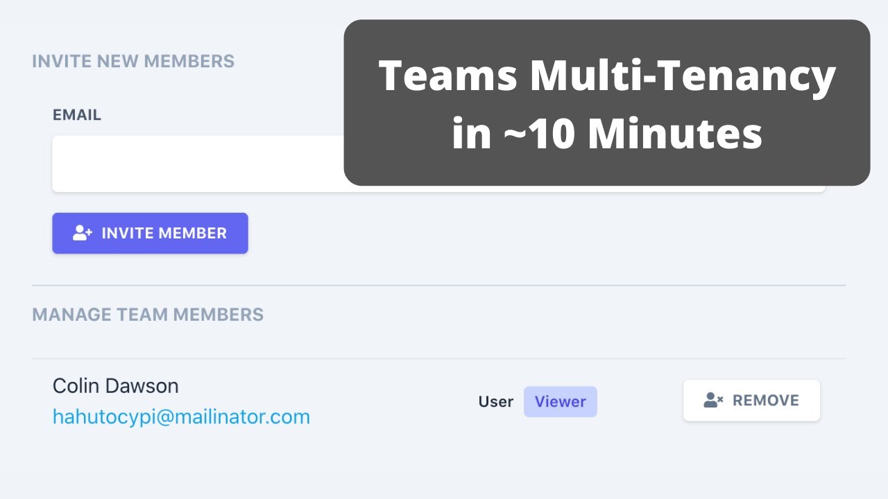 QuickAdminPanel Teams Example: Owners, Roles, Customization
