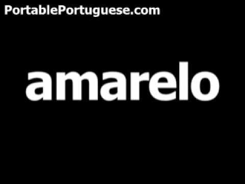Portuguese word for yellow is amarelo
