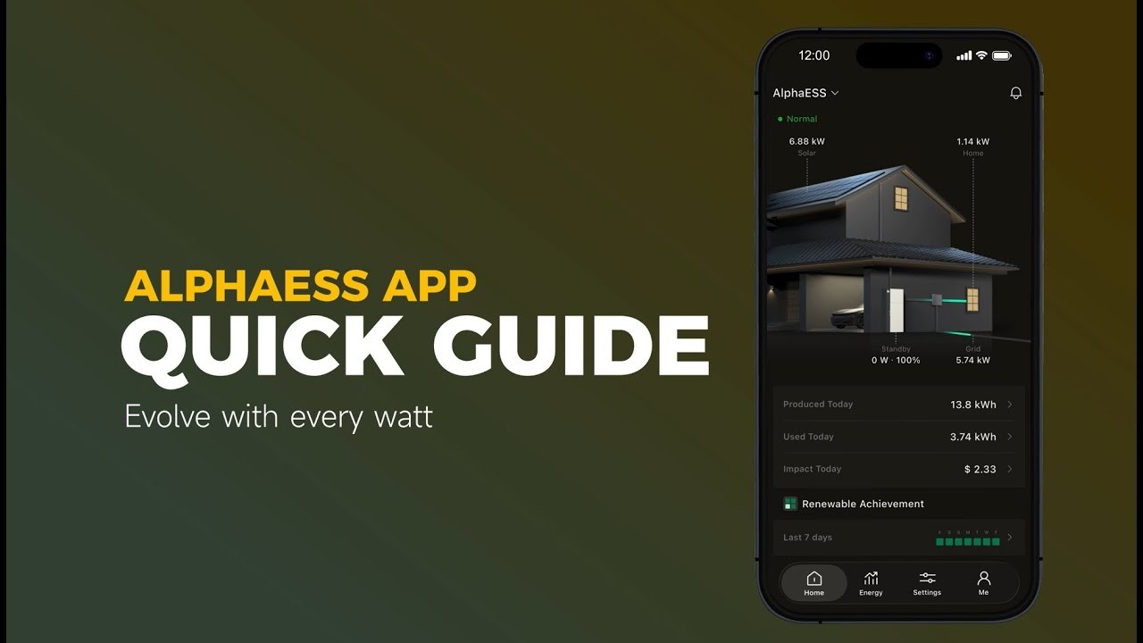ALPHAESS APP QUICK GUIDE