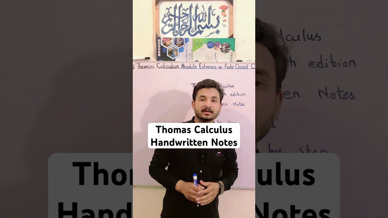 Thomas Calculus Handwritten Notes by MSN Mathematician|| 11,12,13 and 14 Edition|| #thomascalculus