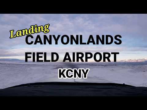 Aviation: Moab Canyonlands KCNY Landing in a Grumman Tiger