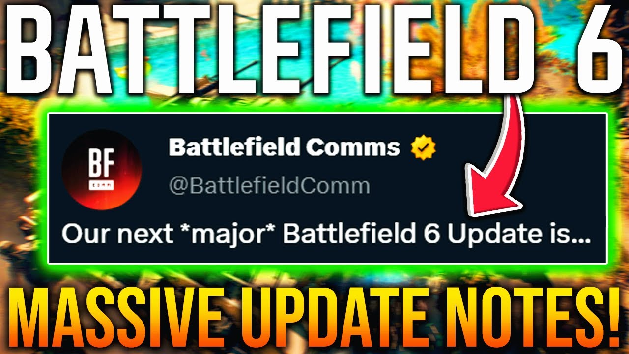 BATTLEFIELD 6 SEASON 1 UPDATE PATCH NOTES! Major GAMEPLAY Changes & Fixes! (1.1.1.0 Update)