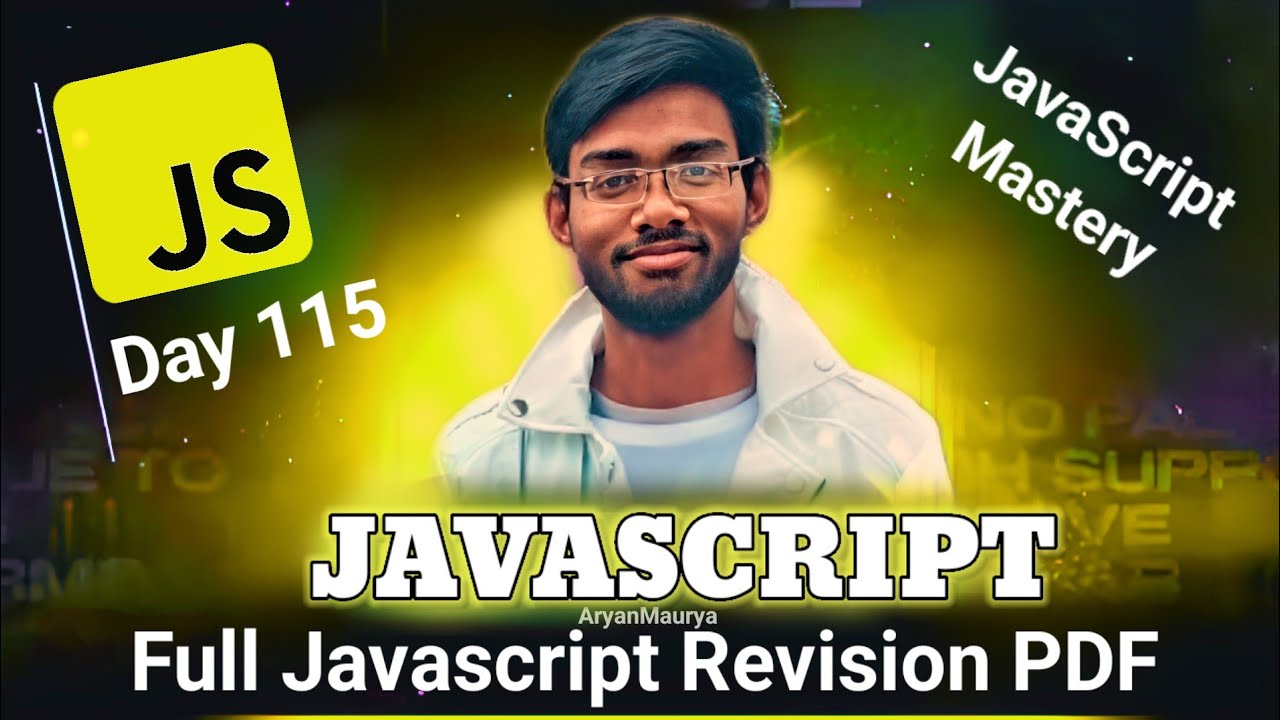 Full javascript revision notes pdf download free