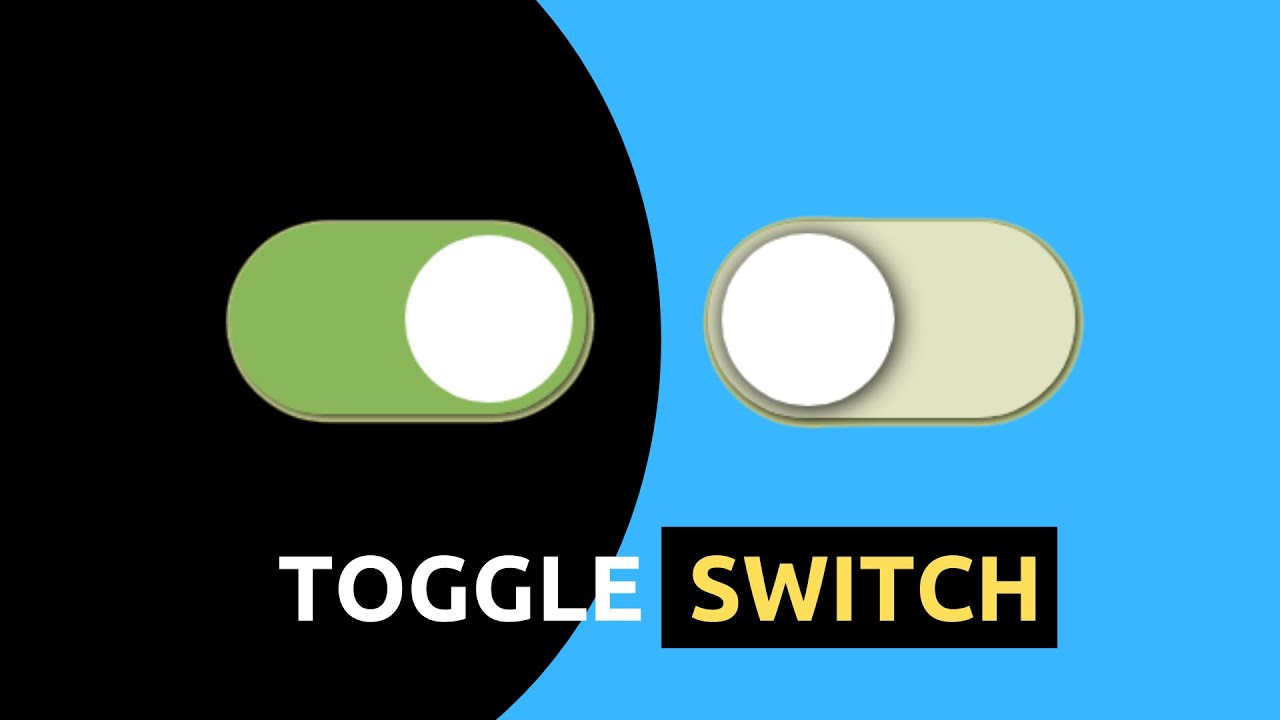 Awesome Toggle Switch Button Using Only HTML & CSS